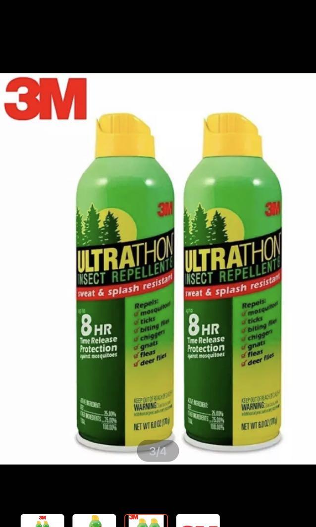 3M insect repellent Aerosol Spray 8 hours protection, Health ...