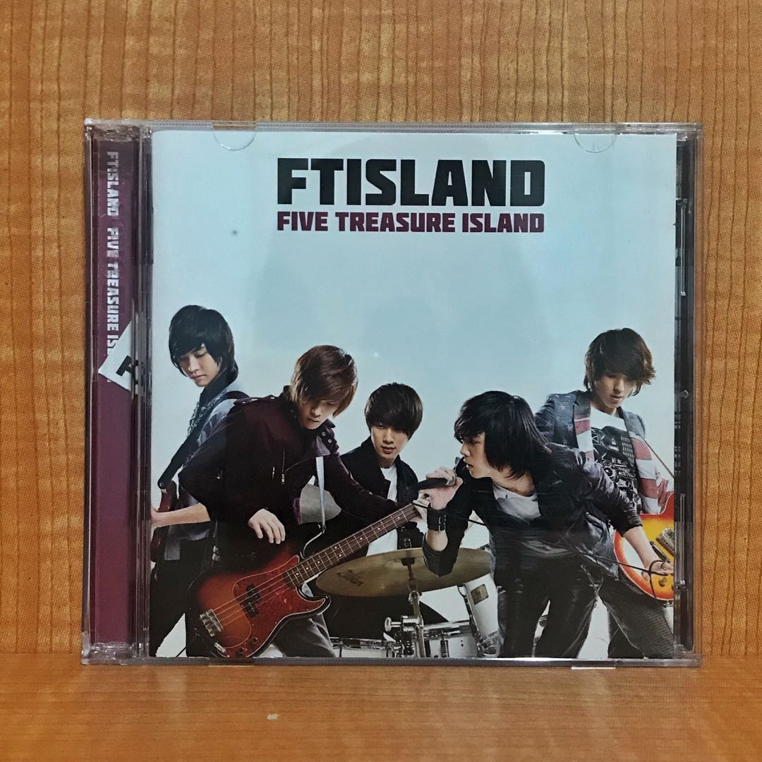 絕版久放 未使用過 FTISLAND FIVE TREASURE ISLAND 初回限定版B盤 DVD+CD, 書籍、休閒與玩具, 收藏、紀念品, 明星週邊在旋轉拍賣