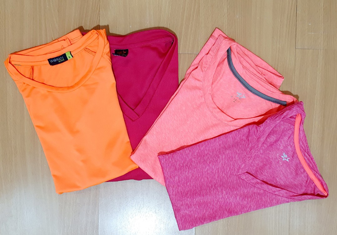 Active wear, DRI-FIT, DRI-COOL, Orange and shades of Pink, Women's ...