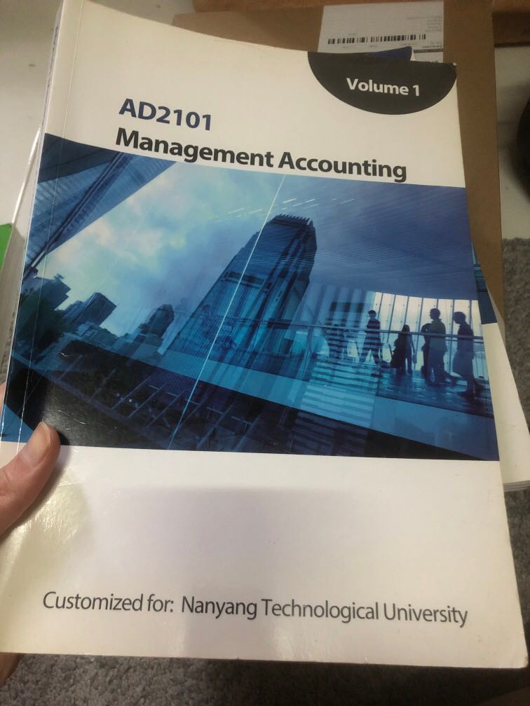 AD 2101 Management Accounting Volume 1 & 2, Hobbies & Toys, Books ...