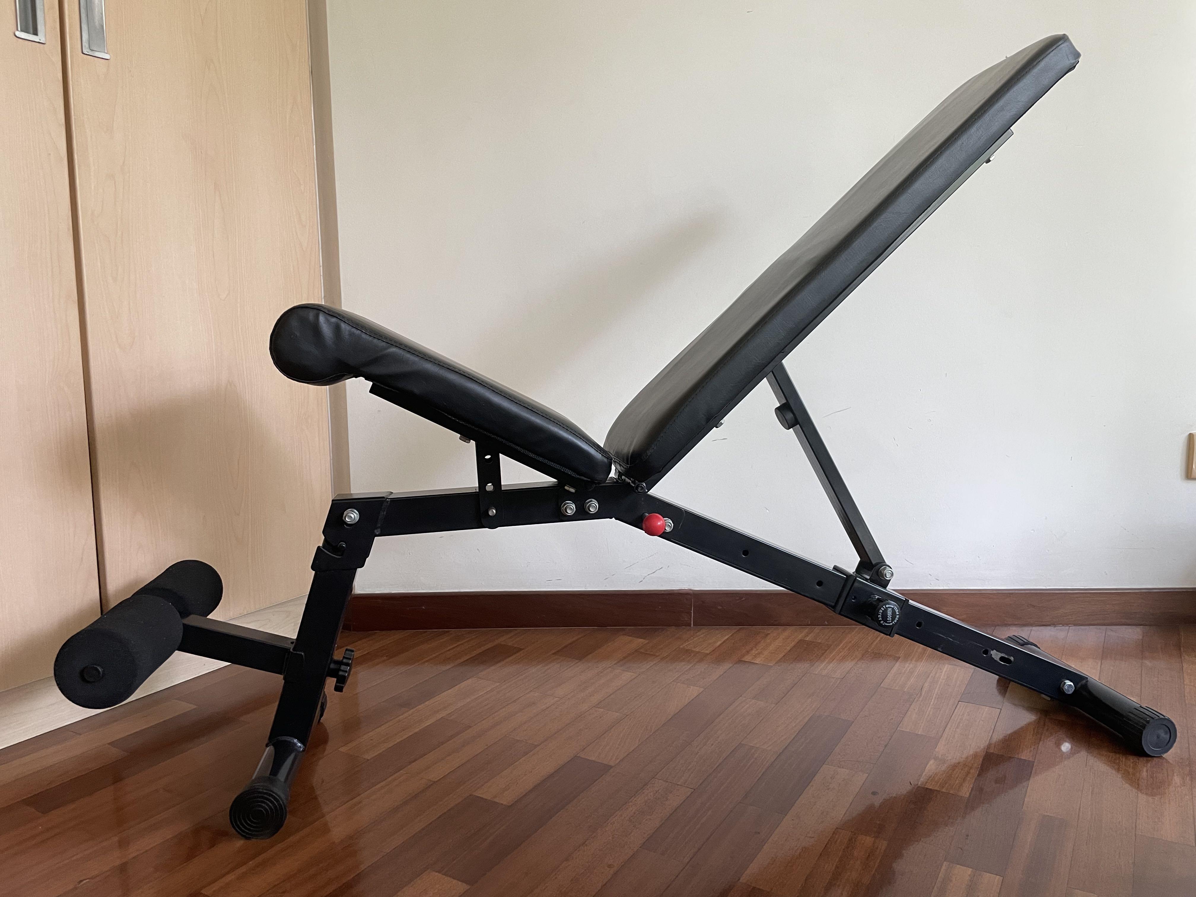 Adjustable FID bench (foldable), Sports Equipment, Exercise & Fitness ...