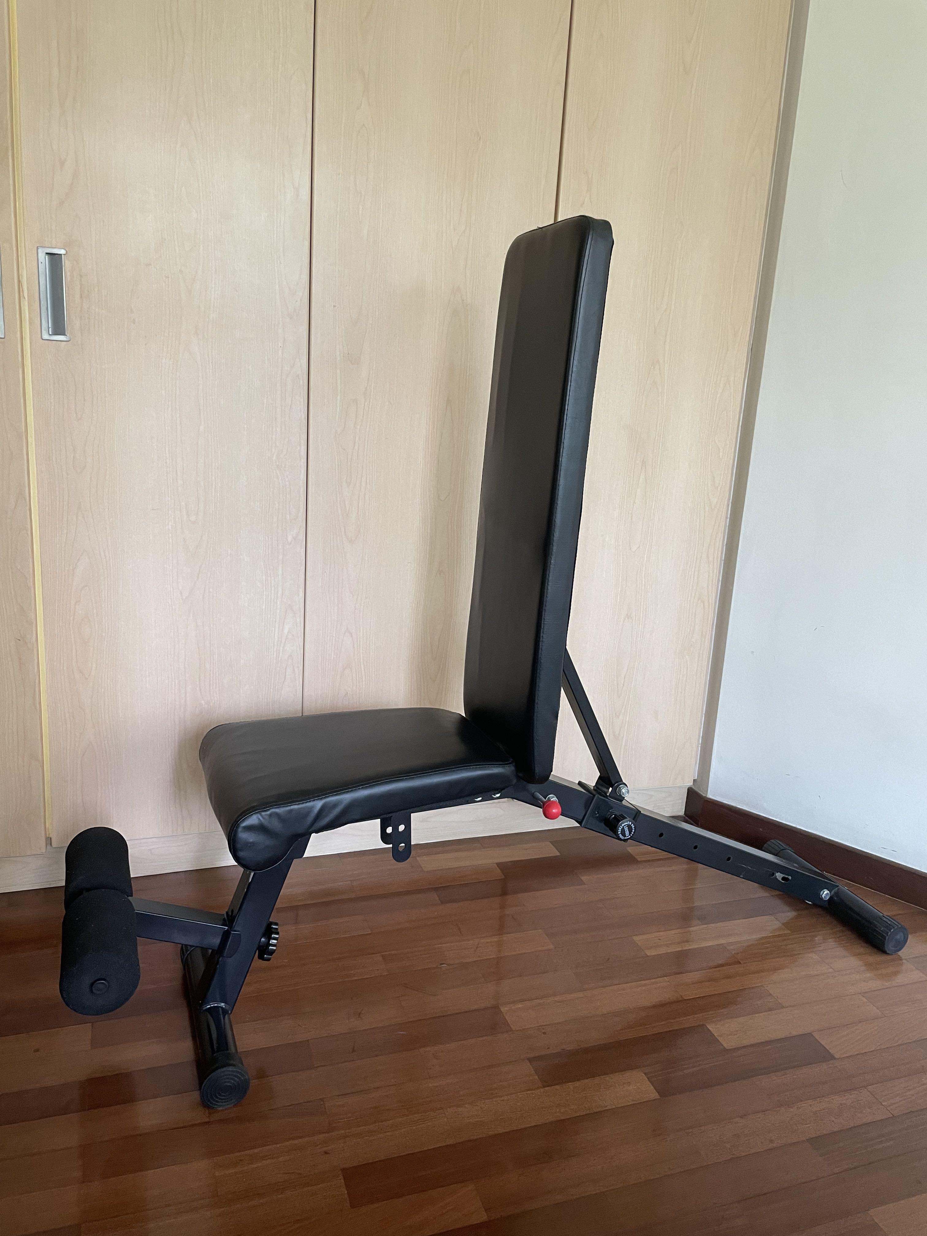 Adjustable FID bench (foldable), Sports Equipment, Exercise & Fitness ...