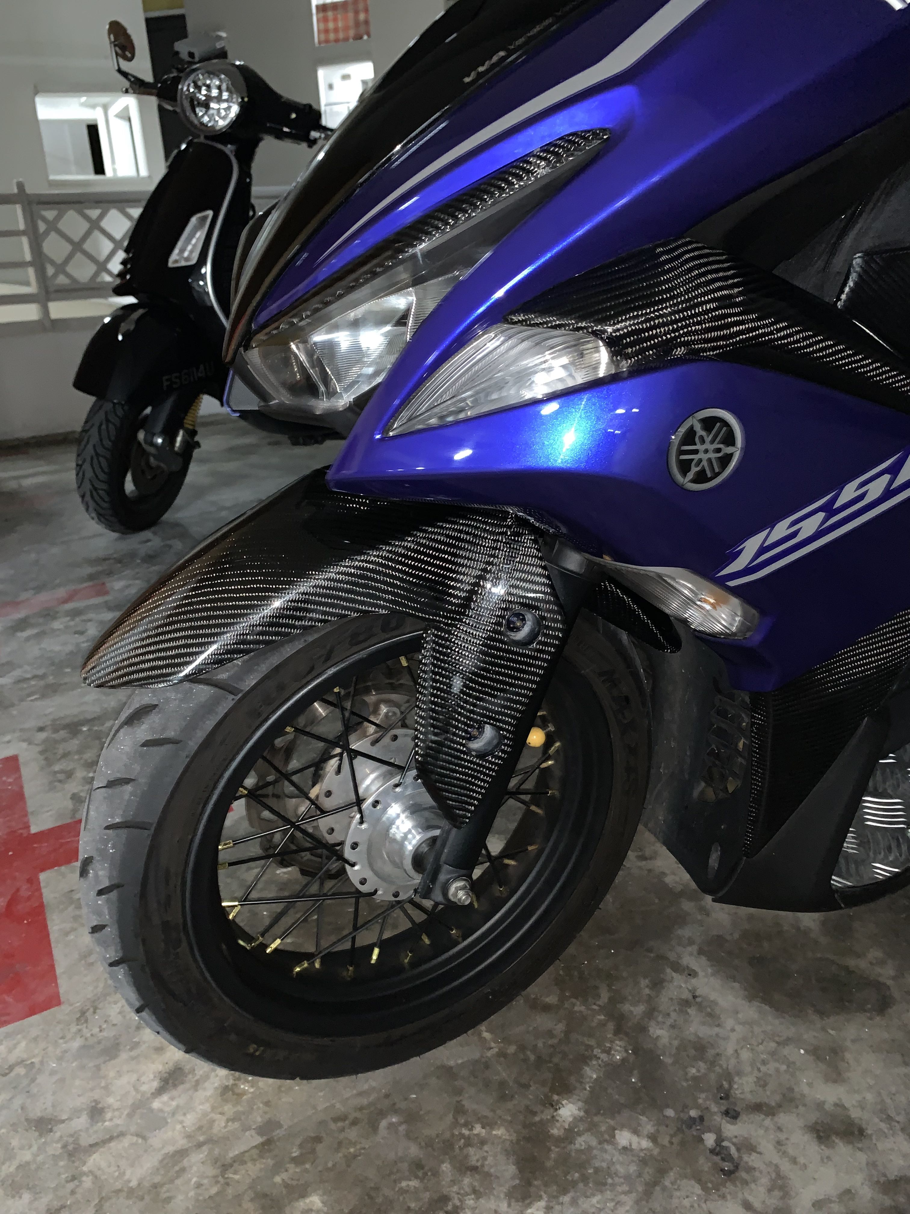 Aerox rim, Motorcycles, Motorcycle Accessories on Carousell