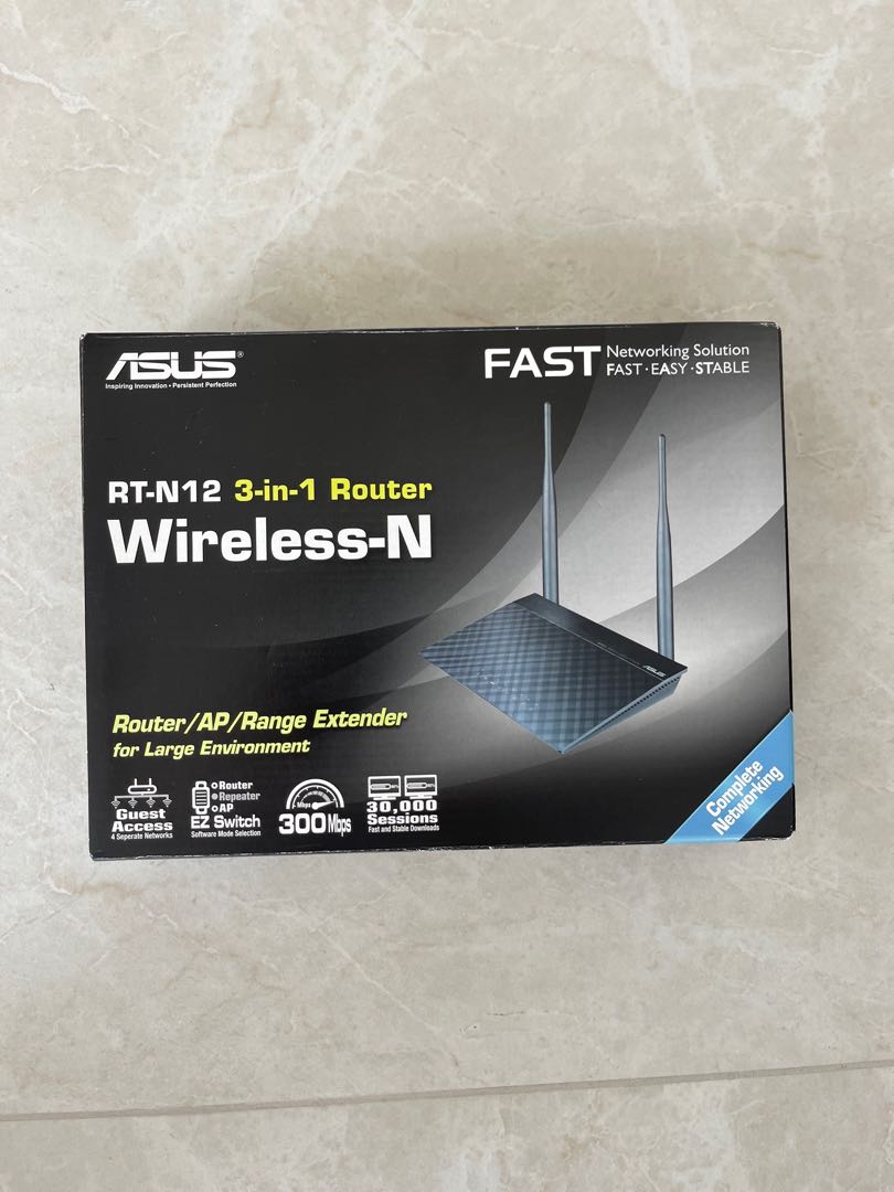 Asus wireless N router, Computers & Tech, Laptops & Notebooks on Carousell