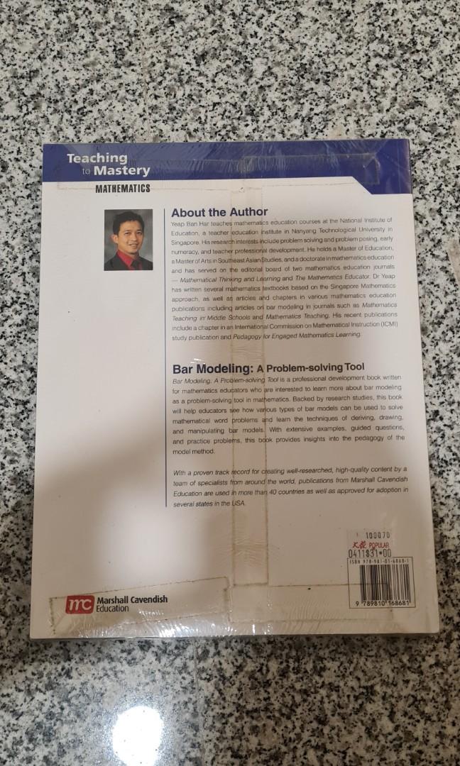 Bar Modeling - A problem solving tool by Yeap Ban Har, Hobbies & Toys ...