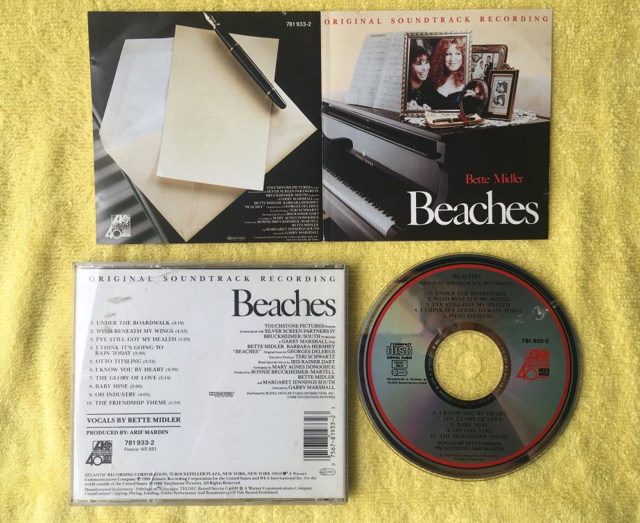 Beaches- CD Original Soundtrack, Hobbies & Toys, Music & Media, CDs ...