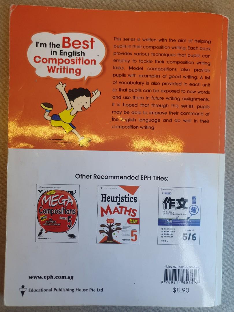 BEST ENGLISH COMPOSITION WRITING BOOK P5 Hobbies Toys Books