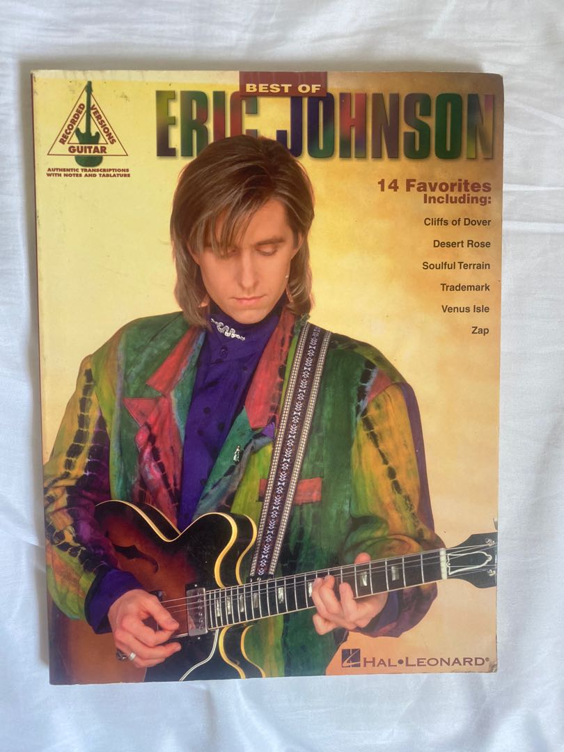 Best of Eric Johnson - guitar tab book (original), Hobbies & Toys ...