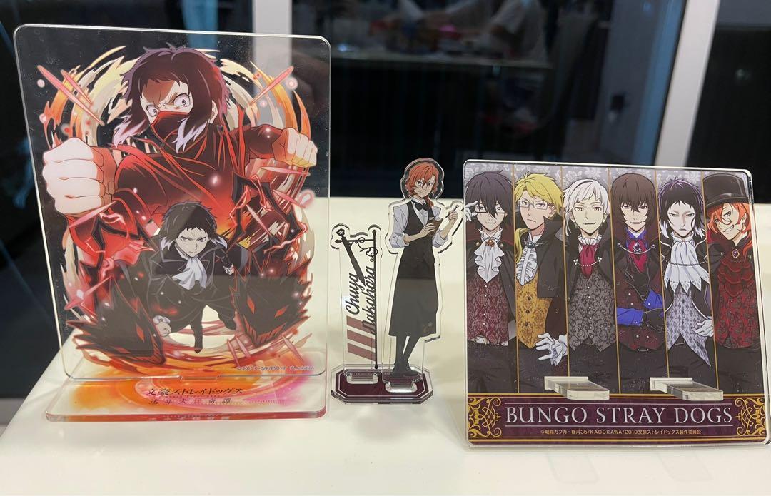 Bungo stray dogs official acrylic stands, Hobbies & Toys, Memorabilia ...