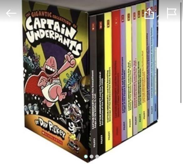 Captain Underpants 12 books set, Hobbies & Toys, Books & Magazines ...