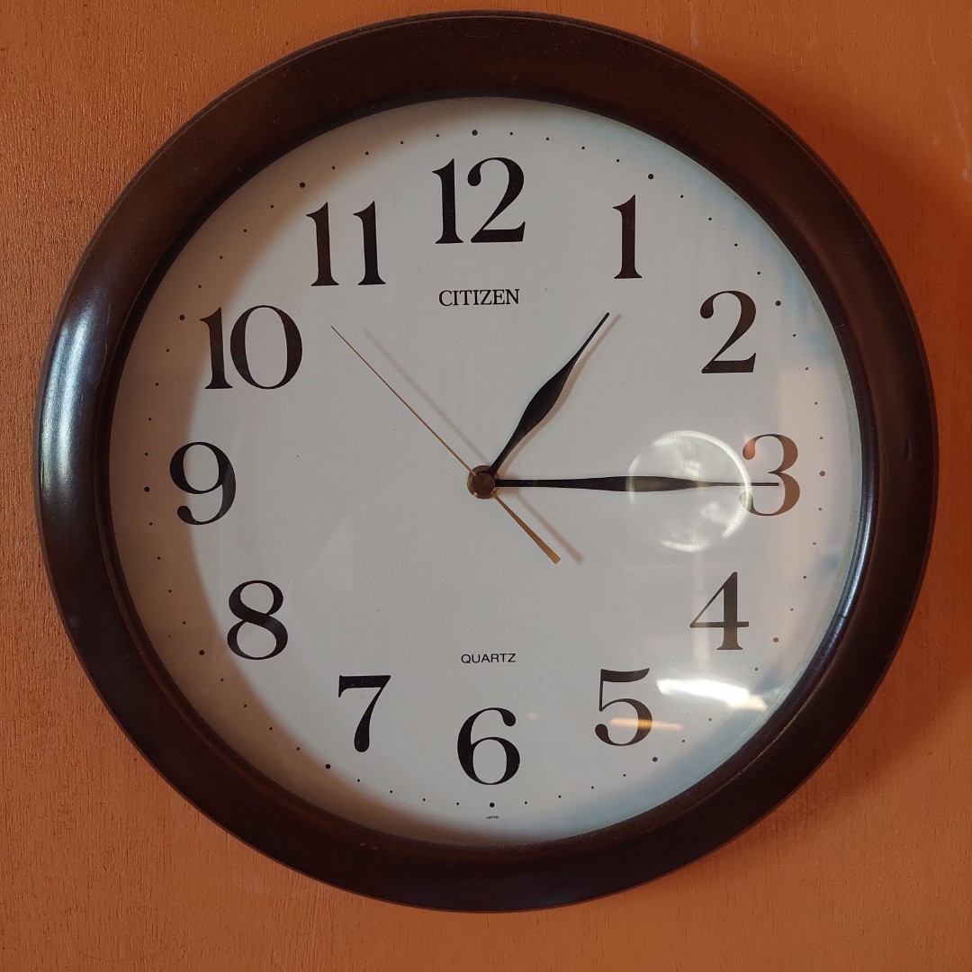 CITIZEN WALL CLOCK, Furniture & Home Living, Home Decor, Clocks on ...
