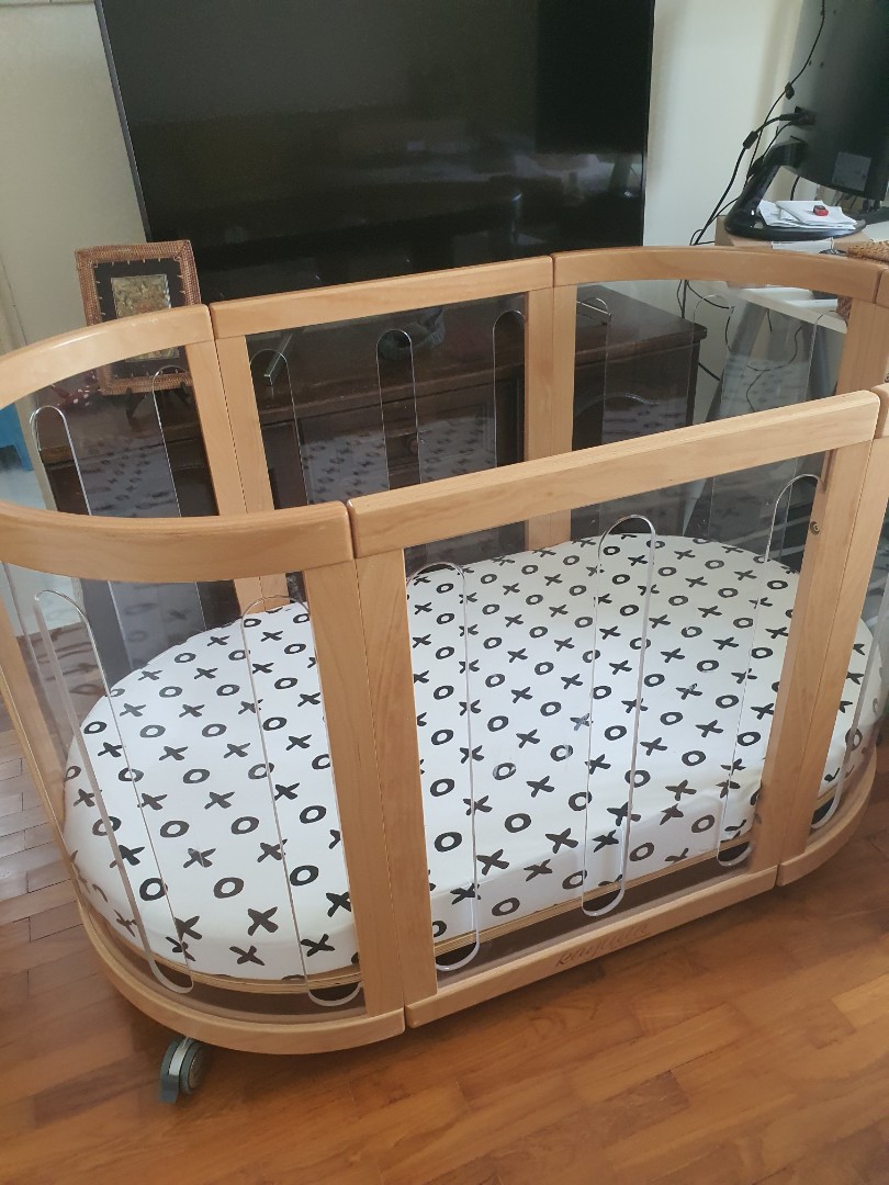 Cots Kaylula Sova cot clear 5 in 1, Babies & Kids, Baby Nursery & Kids ...