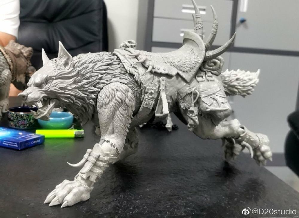 D20 STUDIO WHITE BONE WOLF - ARTIST PROOF (LIMITED EDITION), Hobbies ...