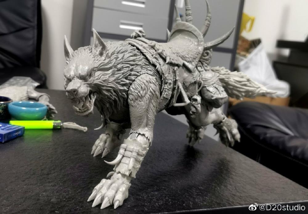 D20 STUDIO WHITE BONE WOLF - ARTIST PROOF (LIMITED EDITION), Hobbies ...