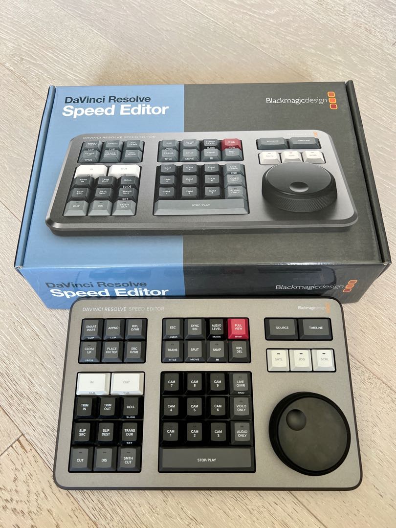 DaVinci Resolve Speed Editor Keyboard - Blackmagic Design, 攝影器材, 攝錄機 ...