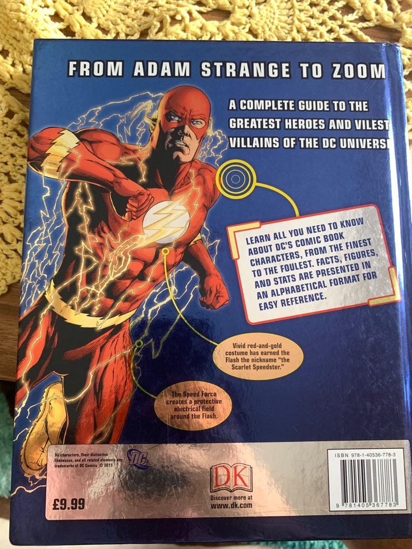 DC Comics book / Buku superhero dc comic / encyclopedia character guide ...