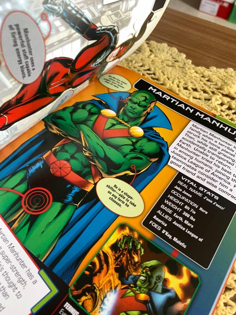 DC Comics book / Buku superhero dc comic / encyclopedia character guide ...