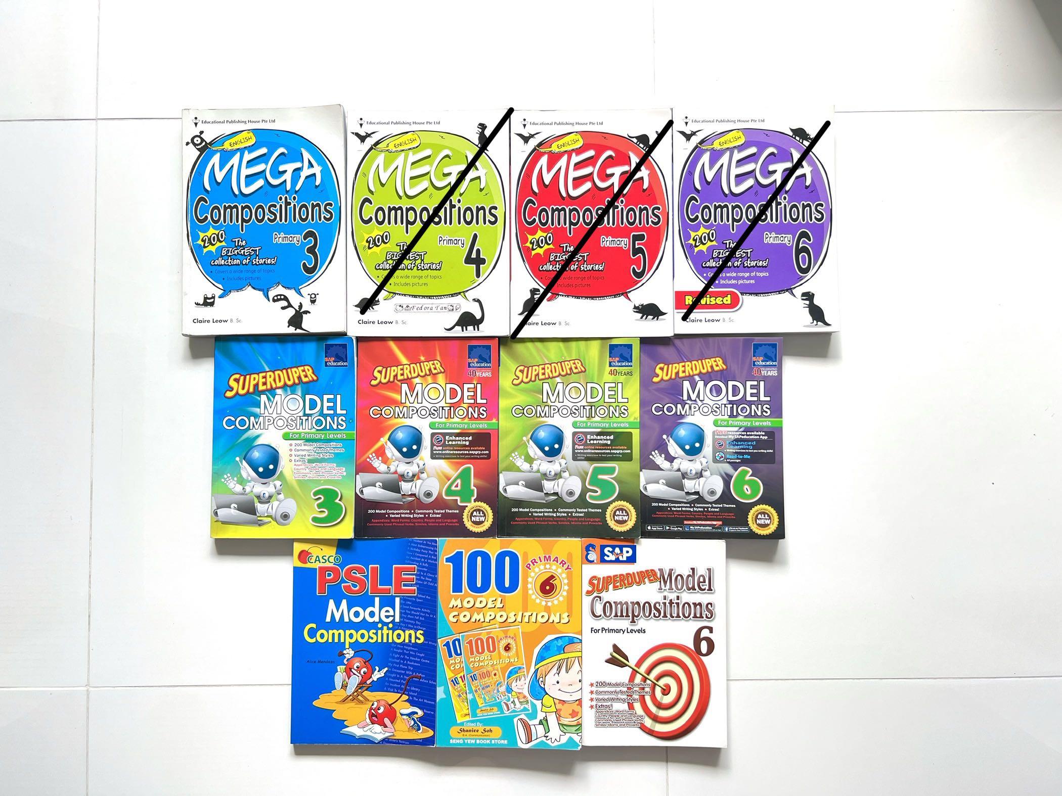 ENGLISH PSLE MODEL COMPOSITIONS (Primary 3 to 6), Hobbies & Toys, Books ...