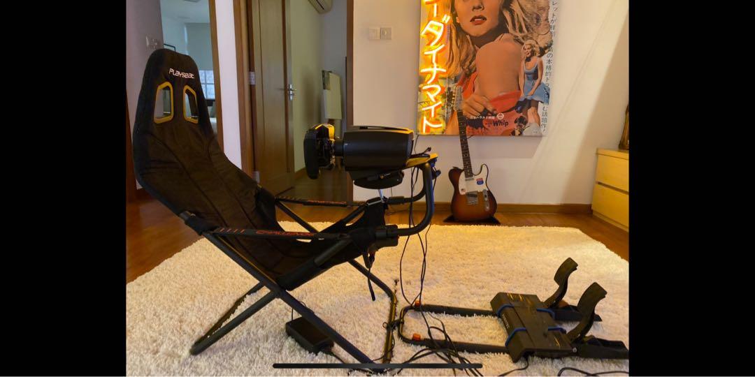 Fanatec CSL Elite F1 Set and Playseat Challenge, Video Gaming, Gaming ...