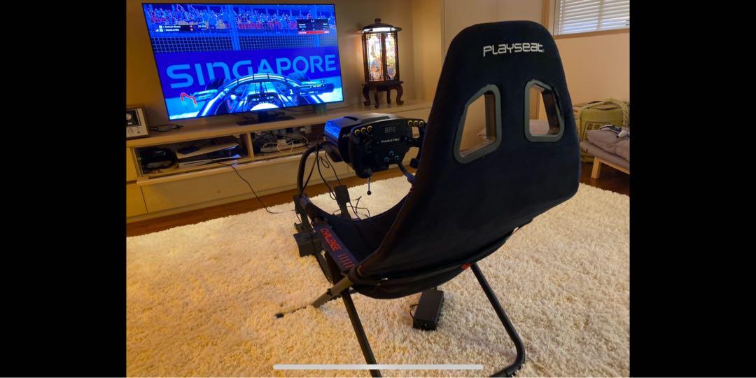 Fanatec CSL Elite F1 Set and Playseat Challenge, Video Gaming, Gaming ...