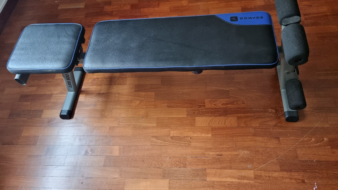 Folderable Gym Bench - Domyos, Sports Equipment, Exercise & Fitness ...