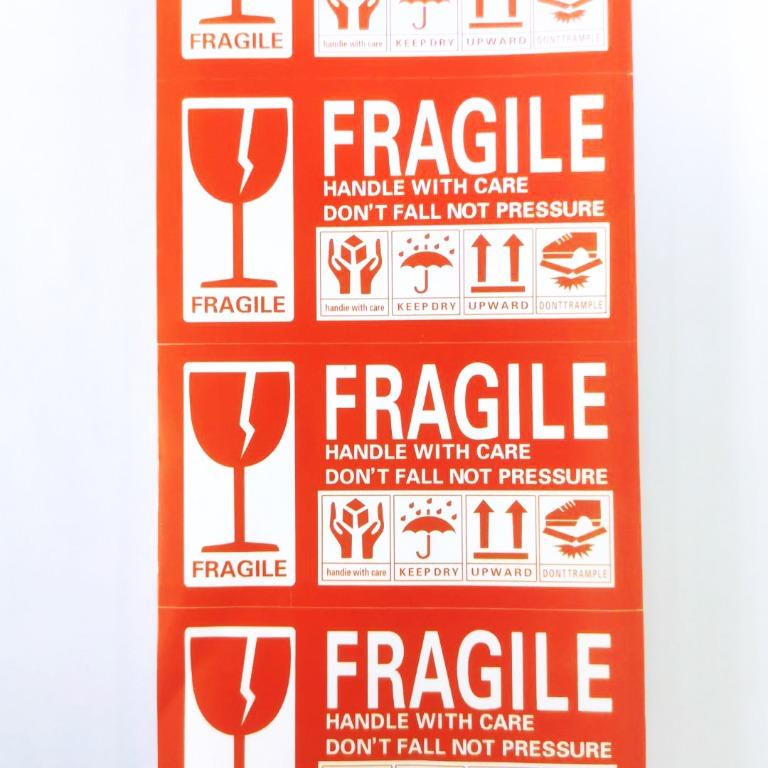 Fragile Stickers/ Labels, Hobbies & Toys, Stationery & Craft, Art ...