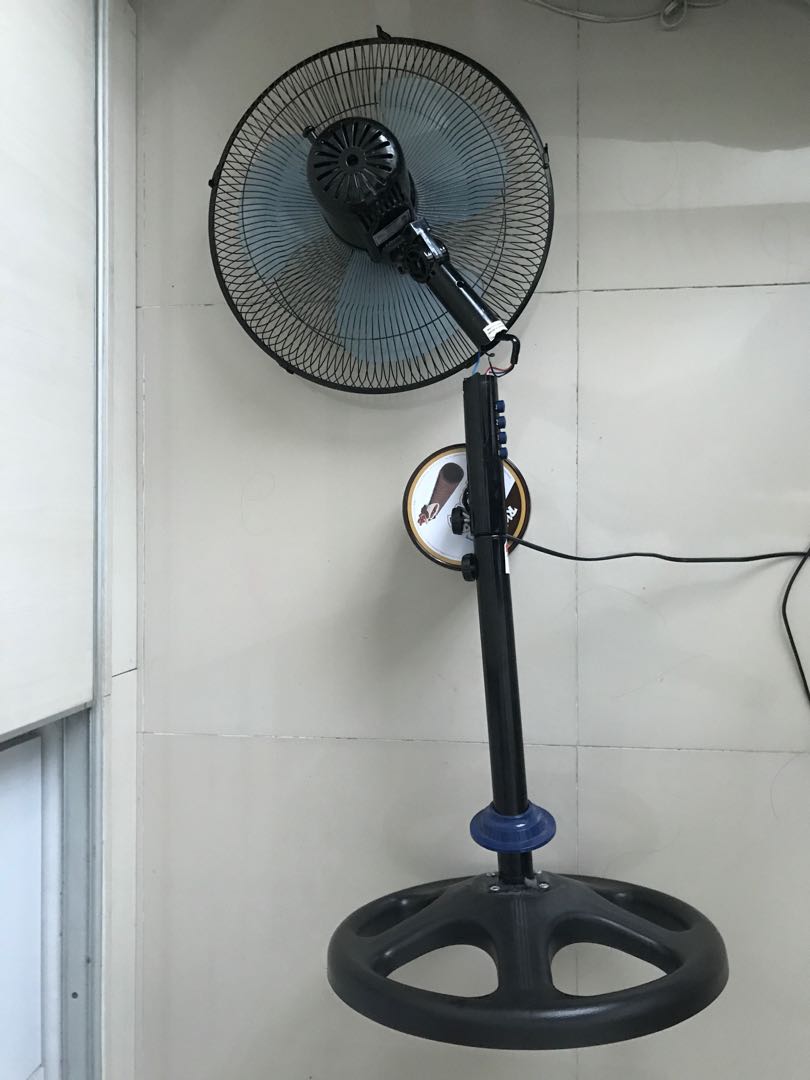 Fukuda 16" Electric fan [Damaged stand but still working], Furniture ...