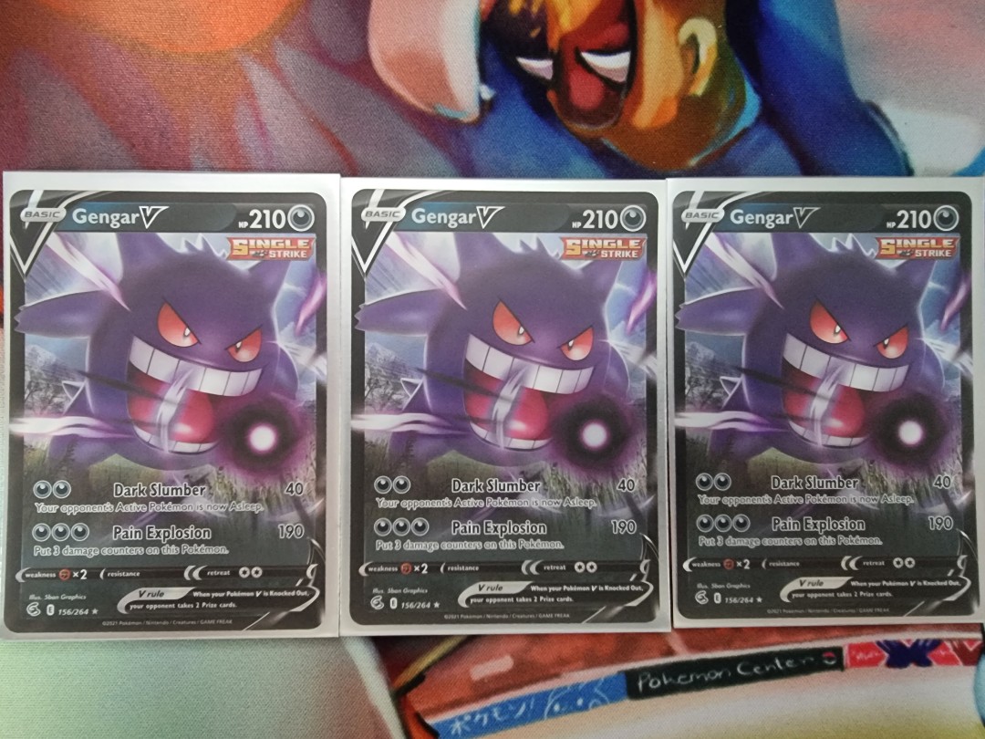Fusion Strike Gengar V, Hobbies & Toys, Toys & Games on Carousell