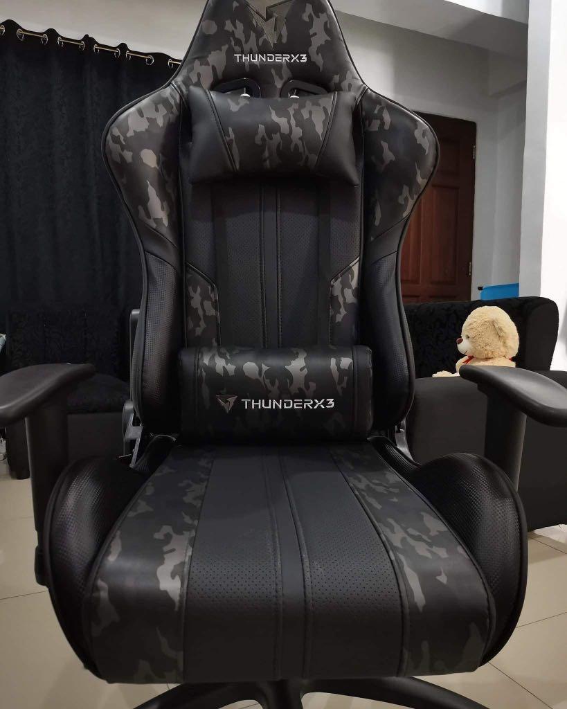 Gaming chair & table package, Furniture & Home Living, Office Furniture ...