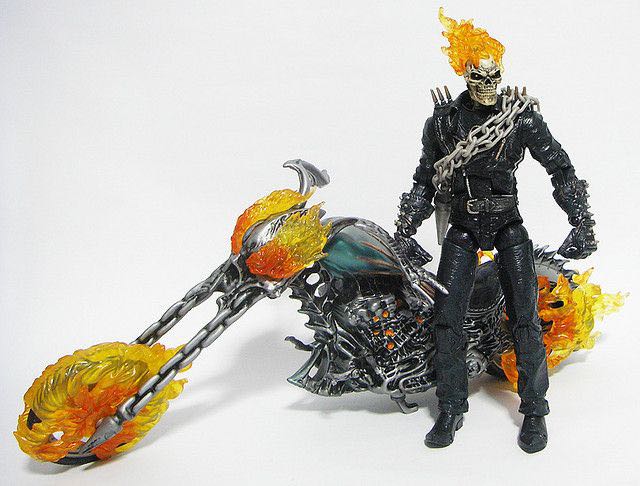Ghost Rider (12 inch) + Motorcycle: Marvel Legends Icons Series ...