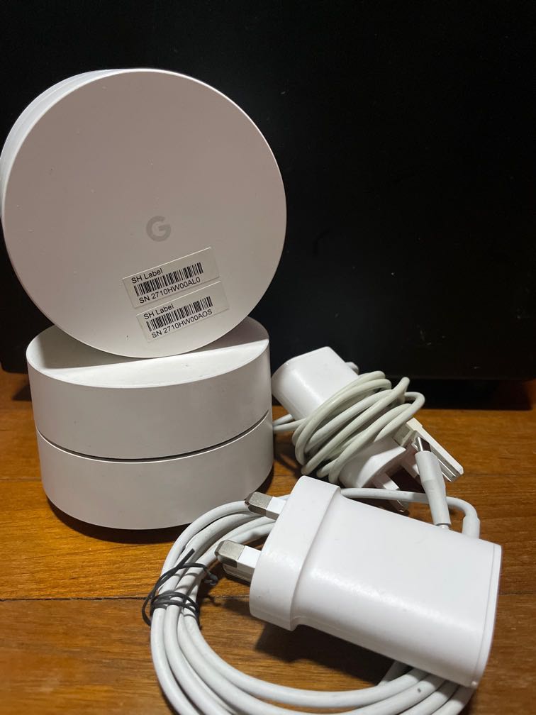 Google Mesh router (set of 2), Computers & Tech, Parts & Accessories ...