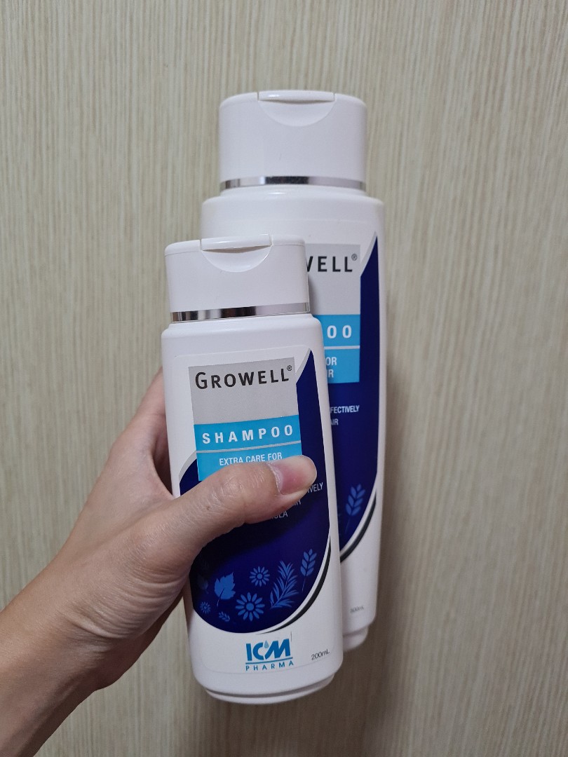 Growell shampoo (500ml + 200ml), Beauty & Personal Care, Hair on Carousell