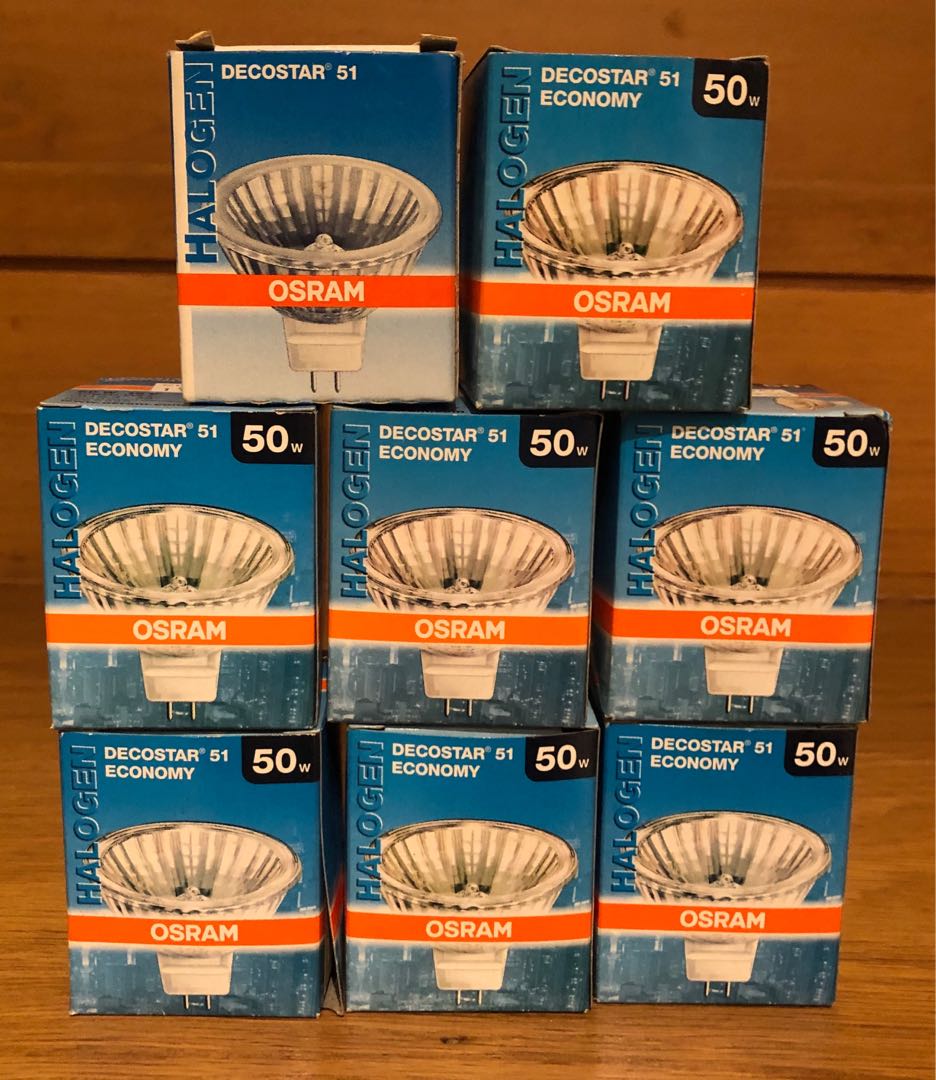 OSRAM DECOSTAR 51 Halogen bulbs, Furniture & Home Living, Lighting ...