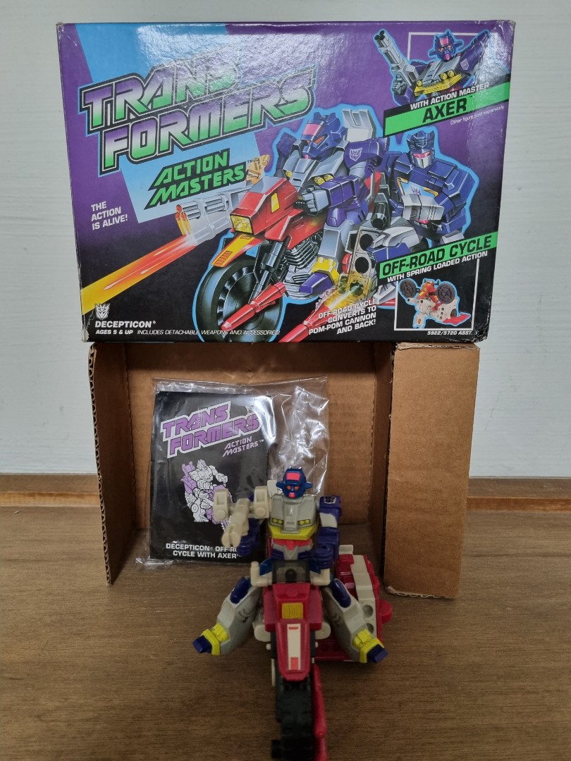 Hasbro Transformer G1 vintage Action Masters Axer, Hobbies & Toys, Toys ...