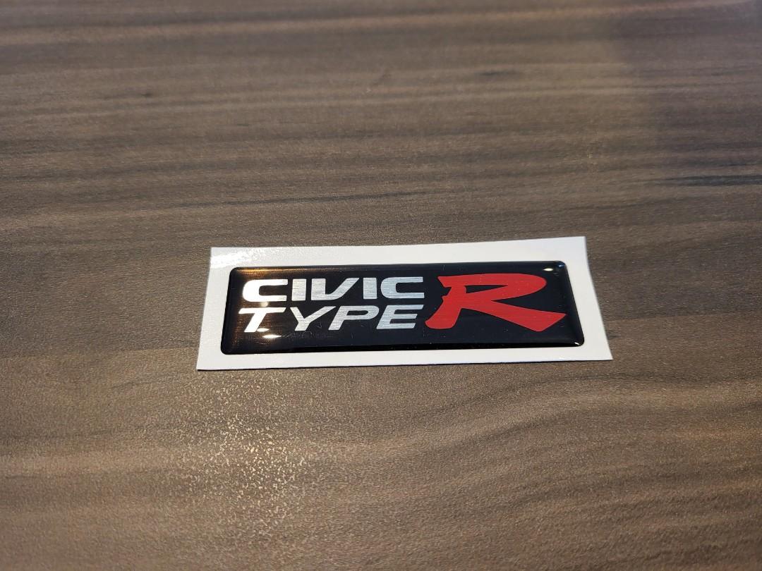 Honda Civic Type R Sticker, Car Accessories, Accessories on Carousell