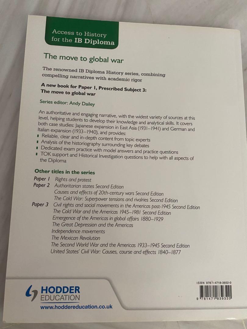 IB History textbook, Hobbies & Toys, Books & Magazines, Assessment ...