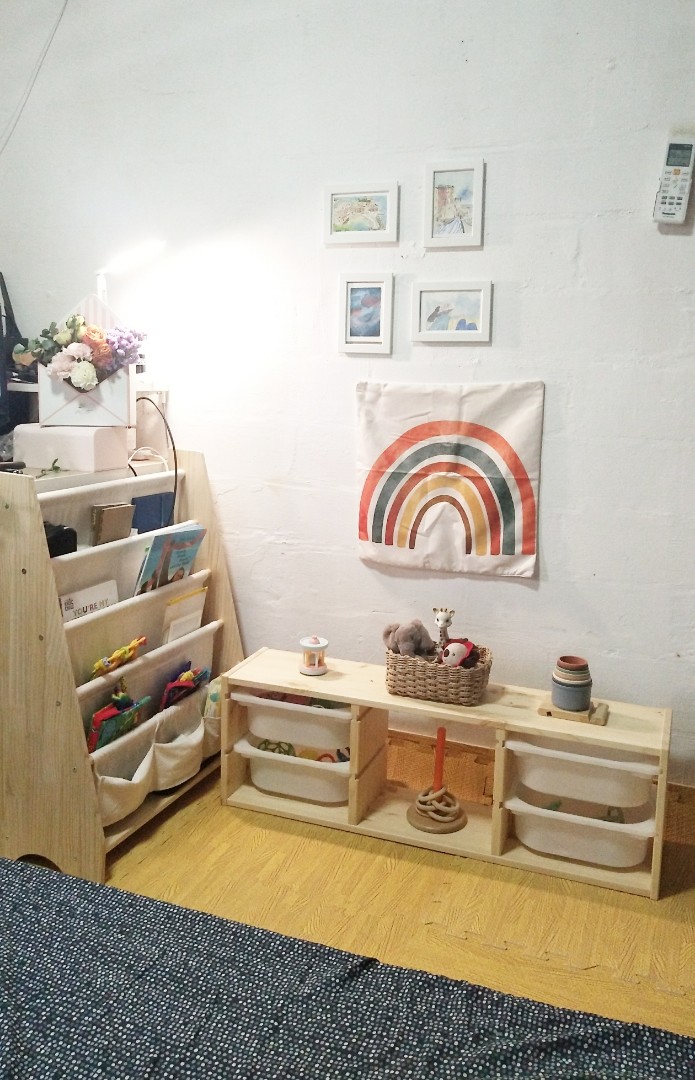 IKEA trofast storage + bookshelf, Babies & Kids, Baby Nursery & Kids ...