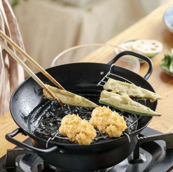 Japanese tempura wok 4 in 1, TV & Home Appliances, Kitchen Appliances ...