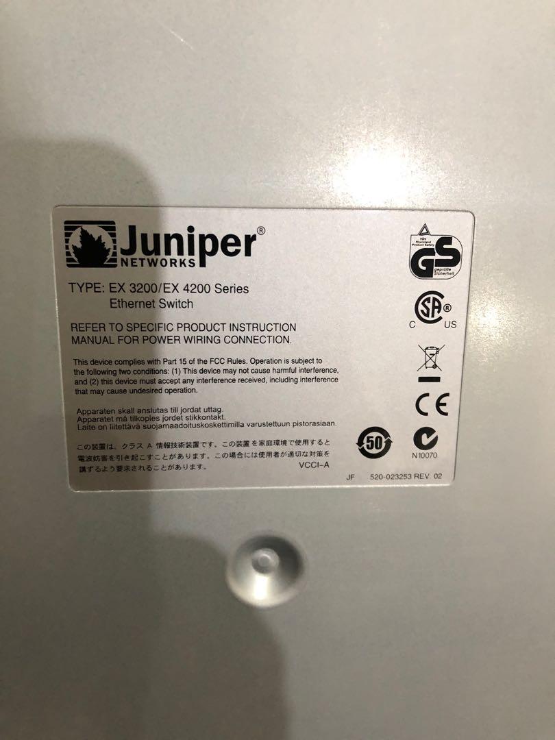Juniper EX 3200 network switch, Computers & Tech, Office & Business ...