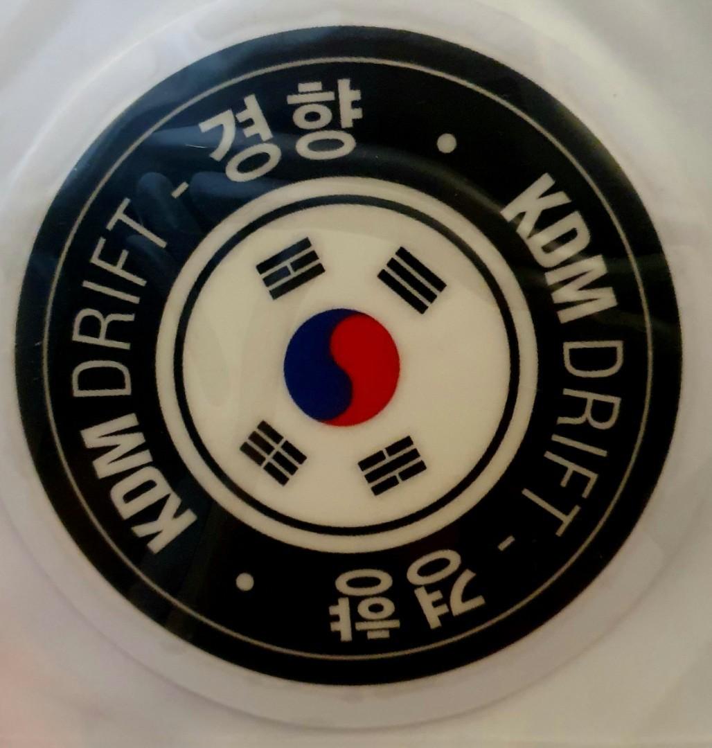KDM Korean Domestic Market Drift Car Decal, Hobbies & Toys, Stationery ...
