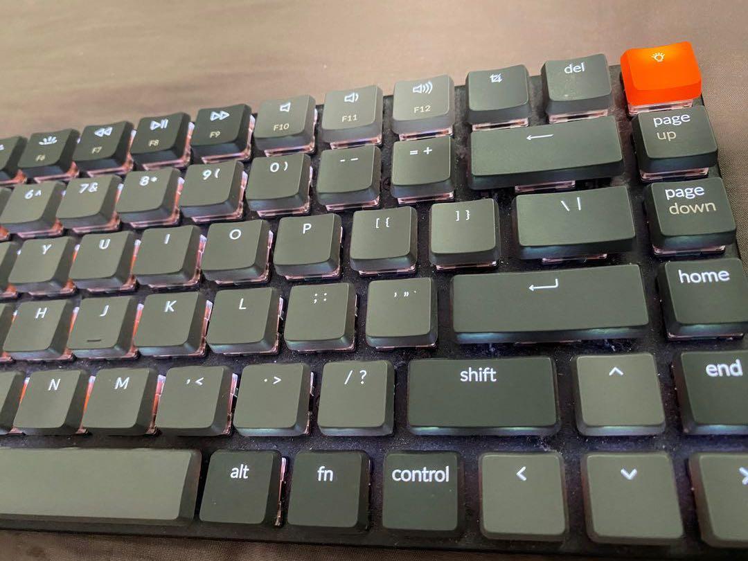Keychron K3 Gen 1 Orange Switches with Palm Rest - White Backlight ...