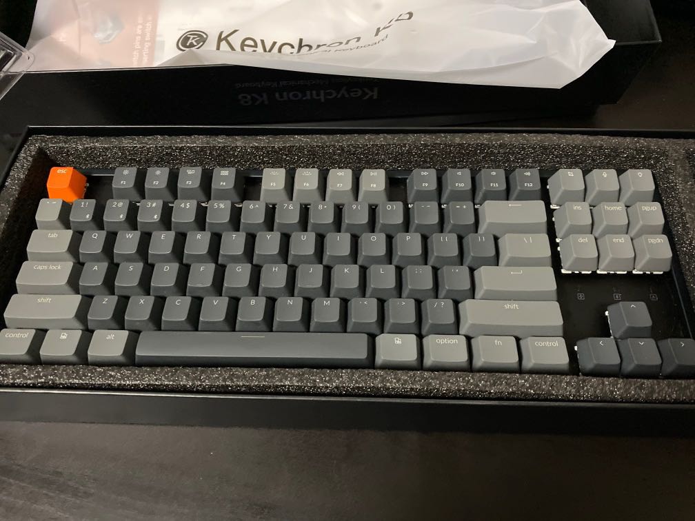 Keychron K8 Hotswappable TKL Wireless Mechanical Keyboard, Computers ...