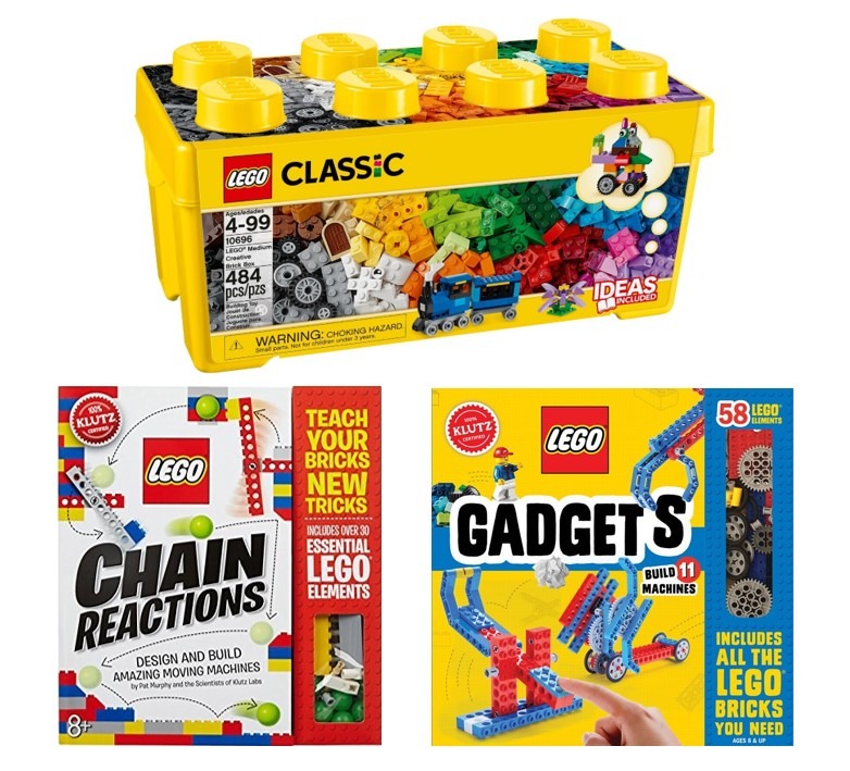 LEGO Classic Box (10696) + 2 Activity Books (Klutz), Hobbies & Toys ...