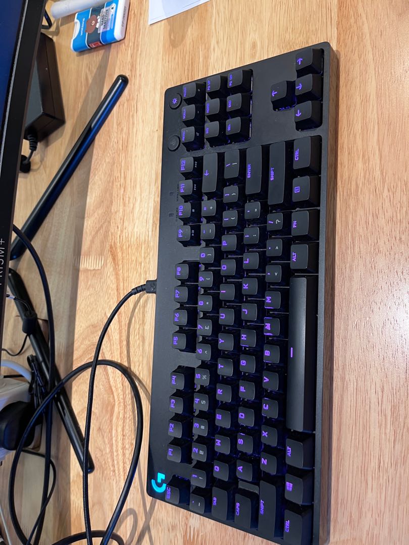 Logitech Pro X gaming keyboard, Computers & Tech, Parts & Accessories ...