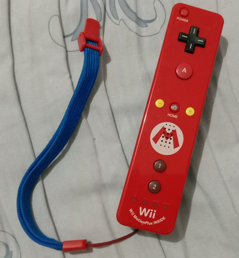 Mario Wiimote Controller, Video Gaming, Video Game Consoles, Nintendo ...