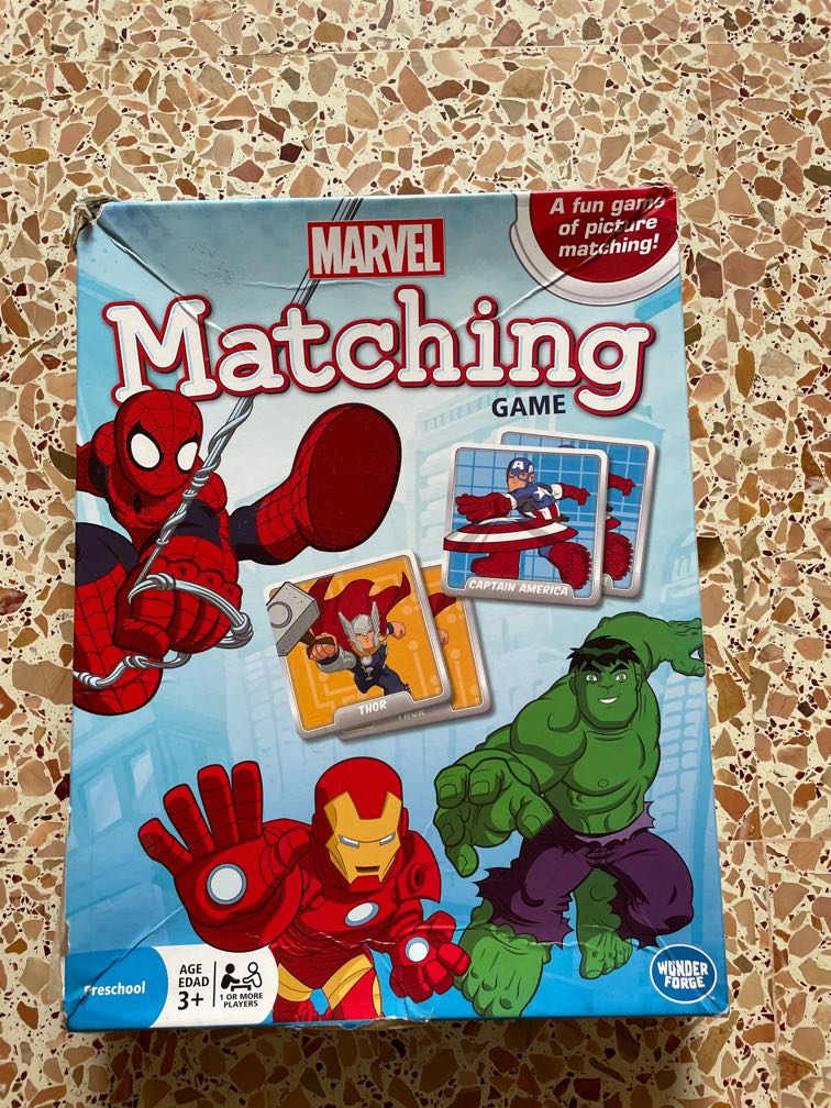 Marvel Picture Matching Cards Game, Hobbies & Toys, Toys & Games on ...