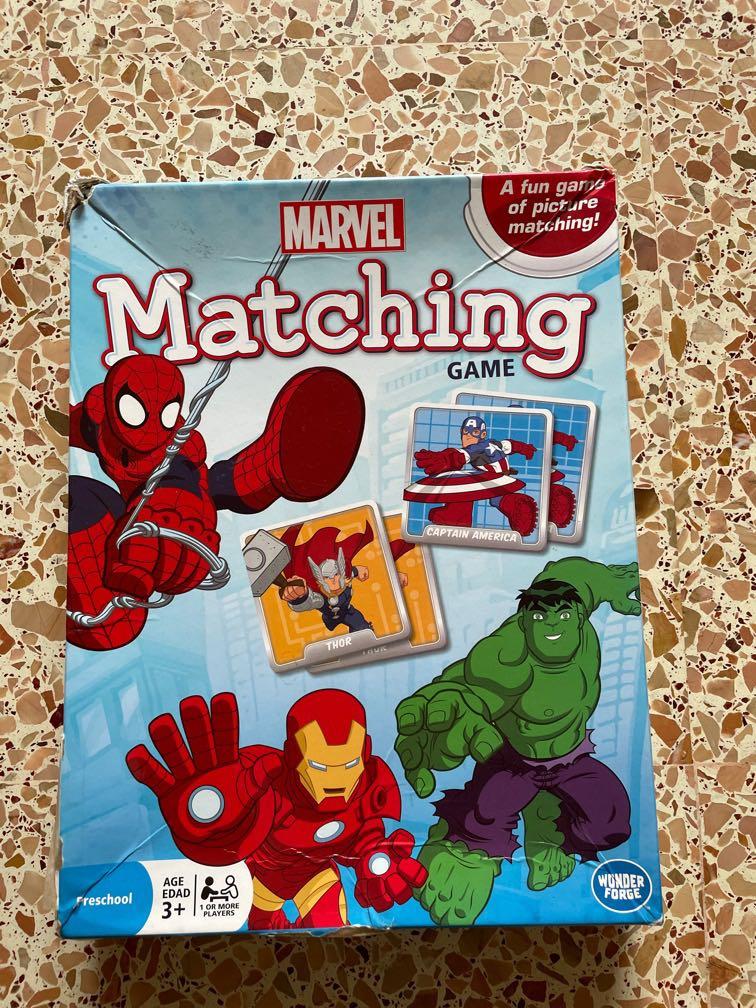 Marvel Picture Matching Cards Game, Hobbies & Toys, Toys & Games on ...