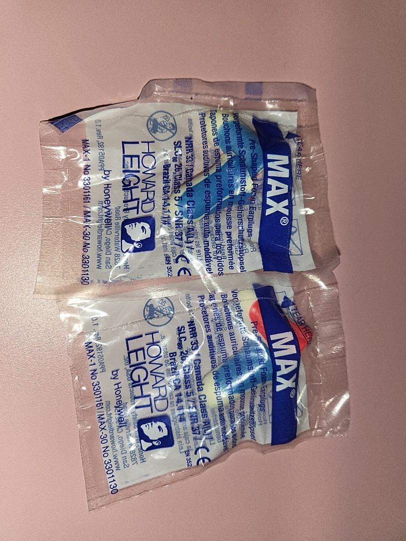 Max Ear Plugs By Honeywell (Individually Packed), Health & Nutrition ...