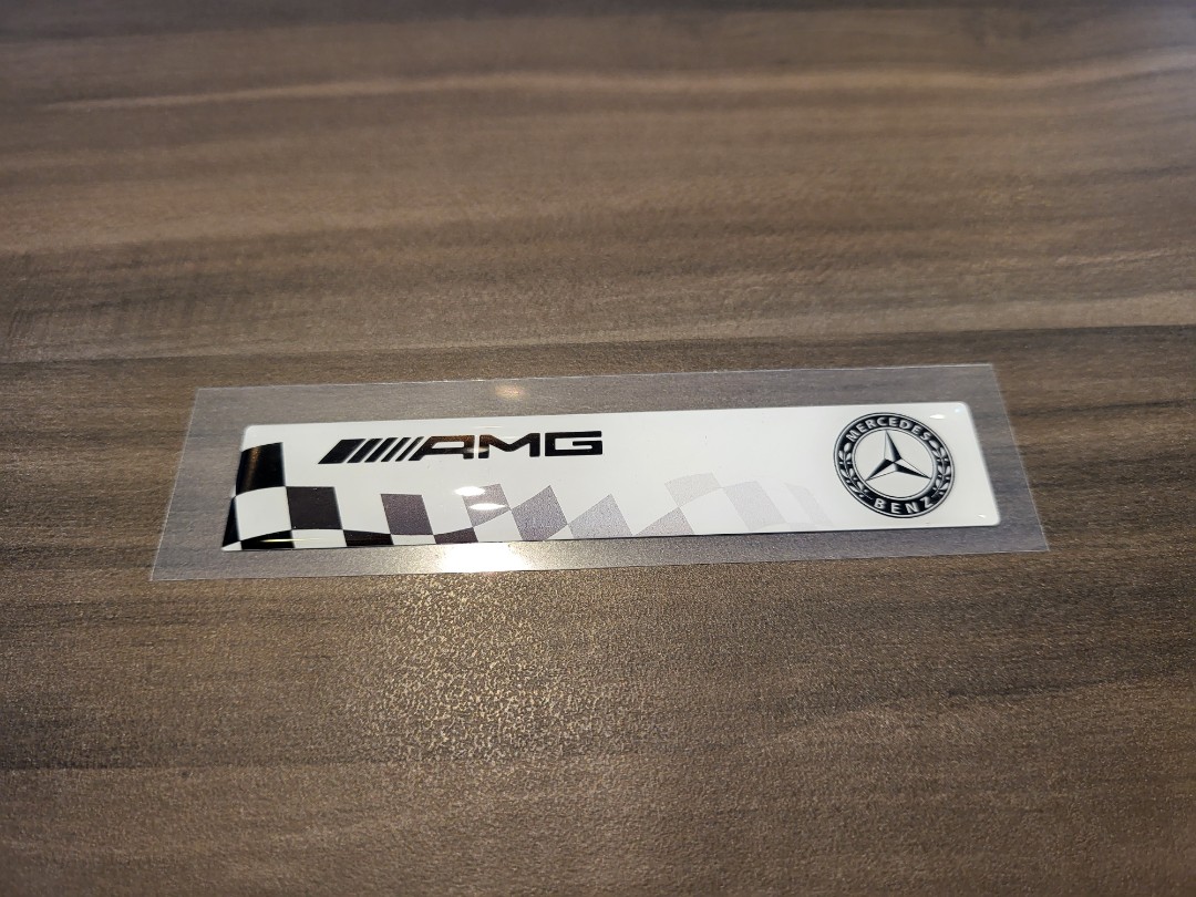Mercedes AMG Sticker, Car Accessories, Accessories on Carousell