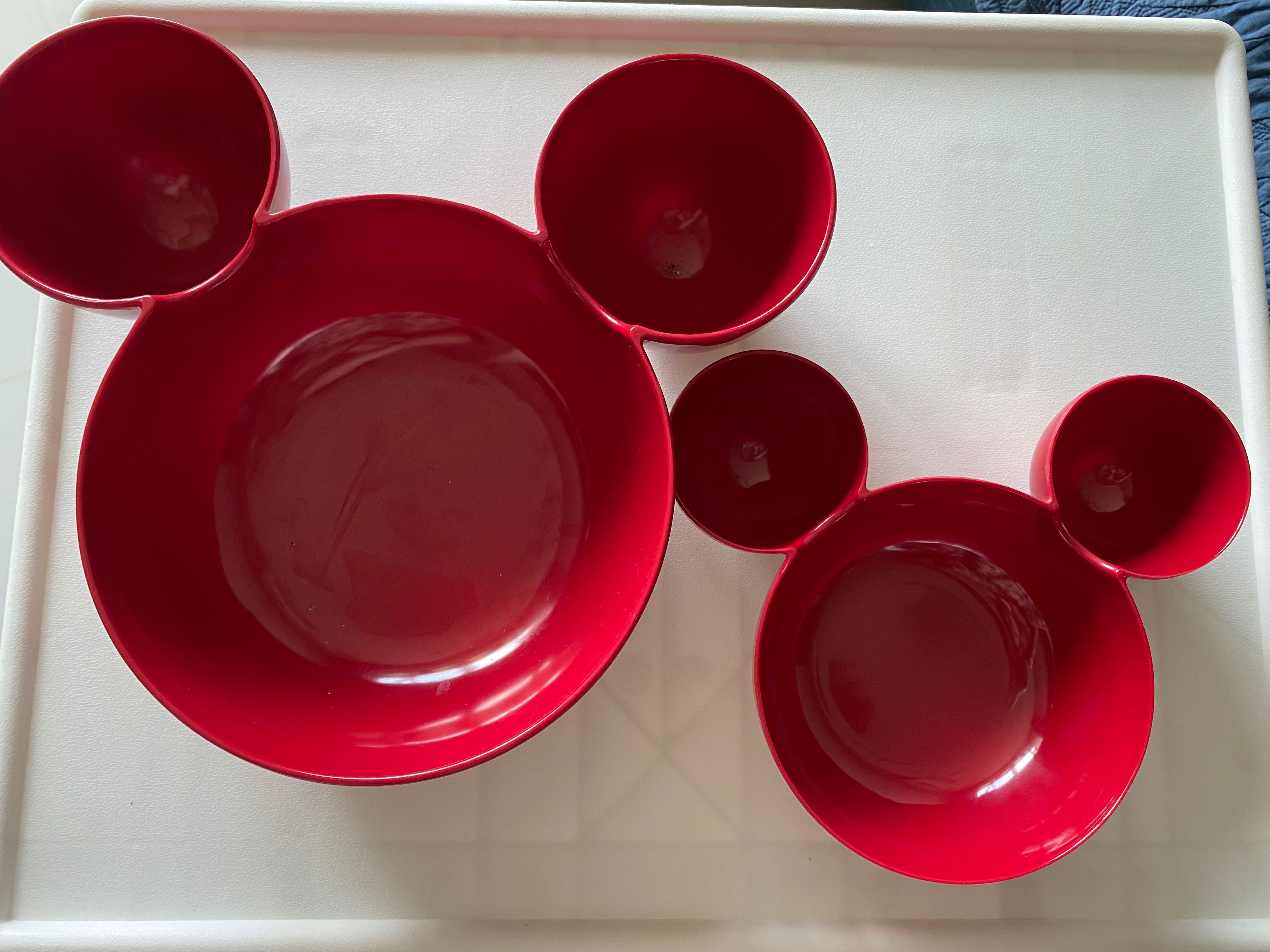 Mickey Mouse Bowls, Furniture & Home Living, Kitchenware & Tableware ...